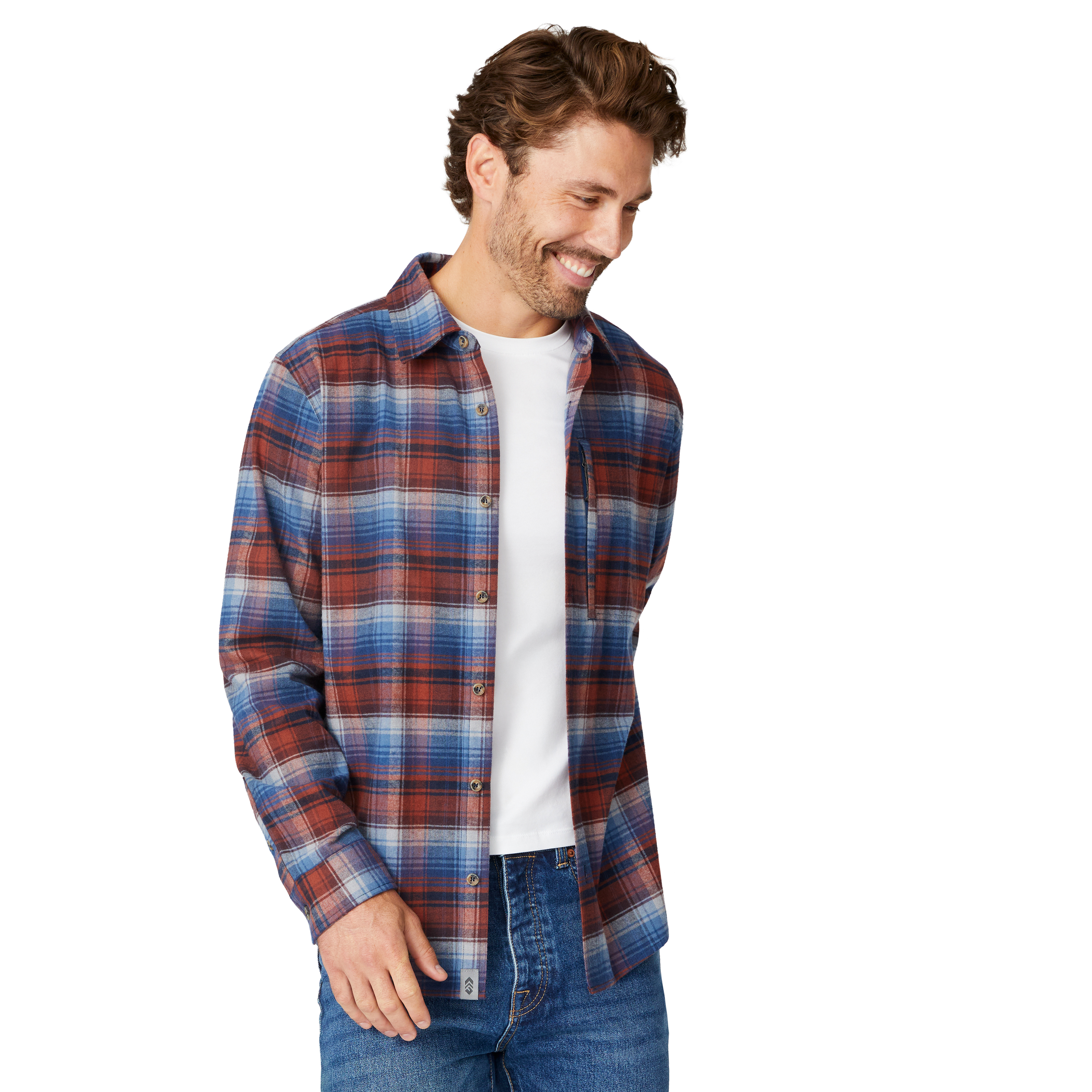 Free Country Men's Easywear Flannel Shirt | eBay